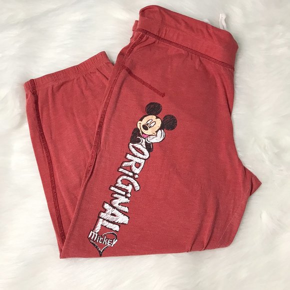 Disney | Intimates & Sleepwear | Disney Pajama Capris Coral Size Large ...